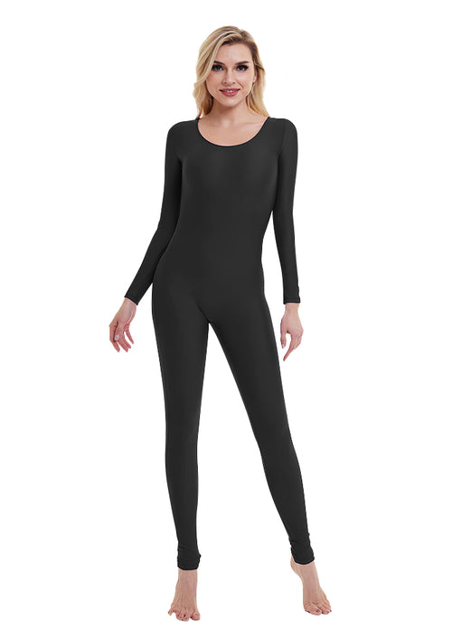 Womens Long Sleeve Unitard Jumpsuit | Speerise