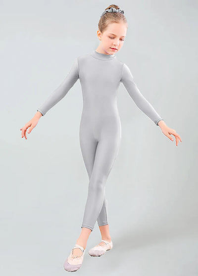 Girls Spandex Long Sleeve Full Body Unitard | Speerise