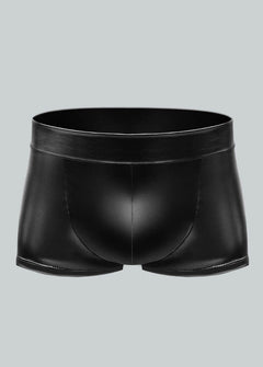 Mens Shiny Metallic Boxer Briefs Shorts