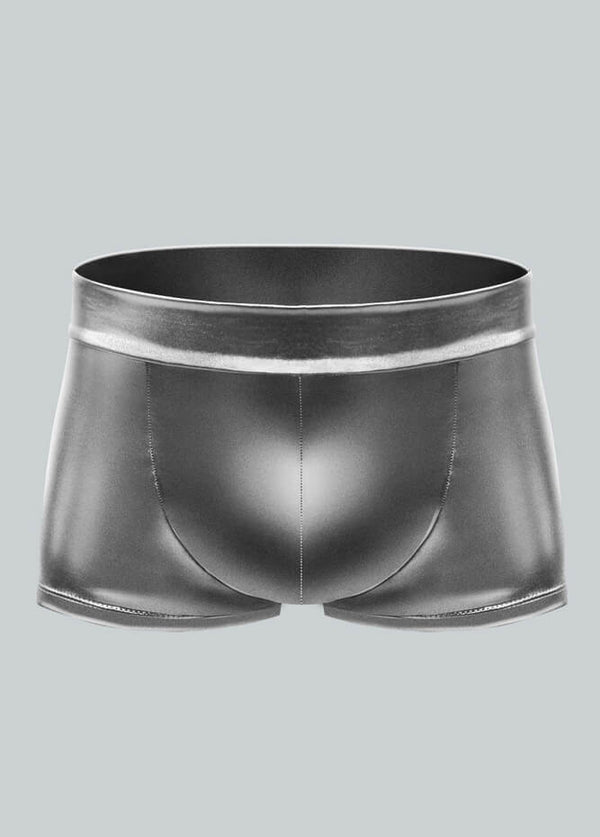Mens Shiny Metallic Boxer Briefs Shorts