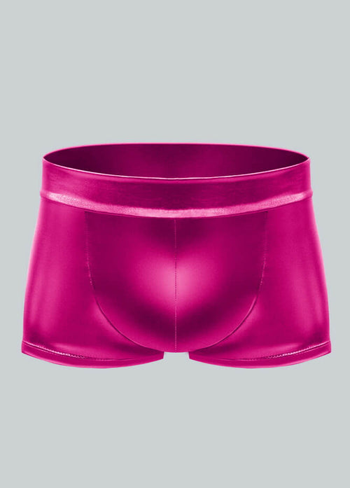 Mens Shiny Metallic Boxer Briefs Shorts