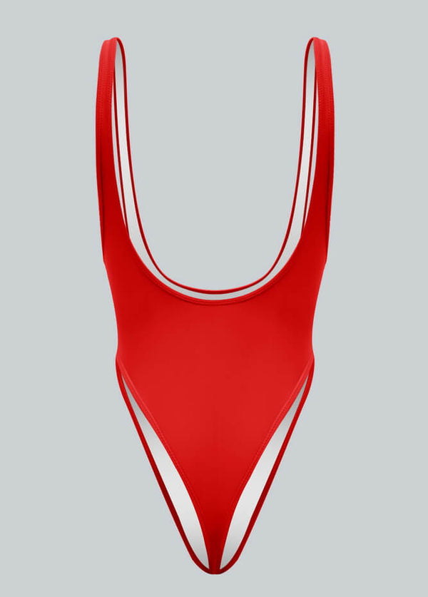 Women's High Cut Suspender Bodysuit - Spandex Thong Leotard for Dance ...