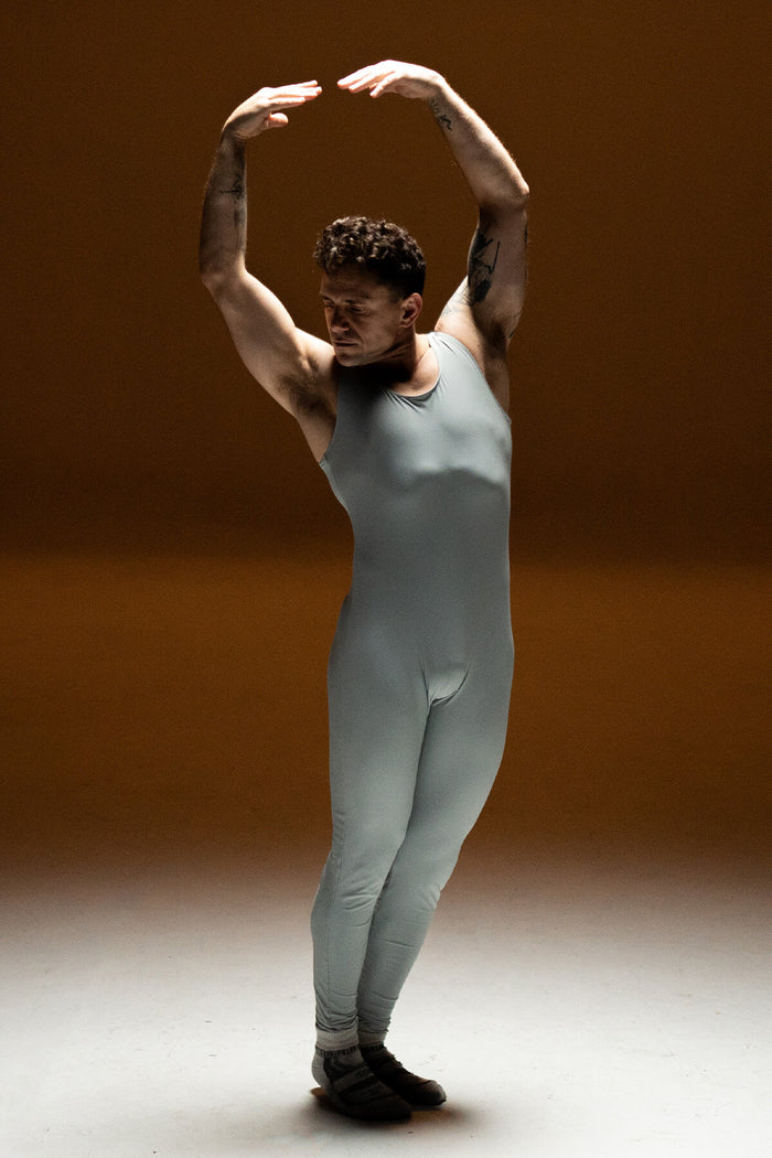 Mens Tank Top Scoop Neck Sleeveless Unitards