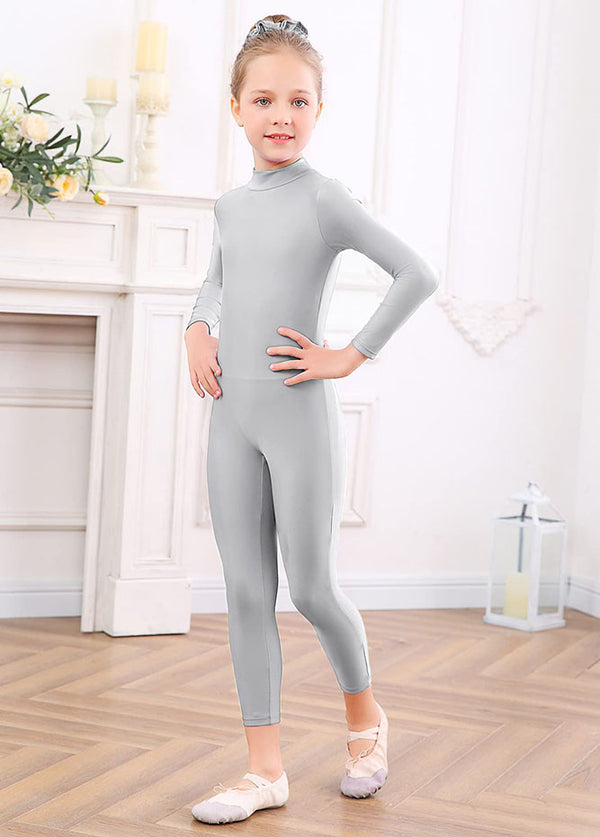 Girls Spandex Long Sleeve Full Body Unitard | Speerise
