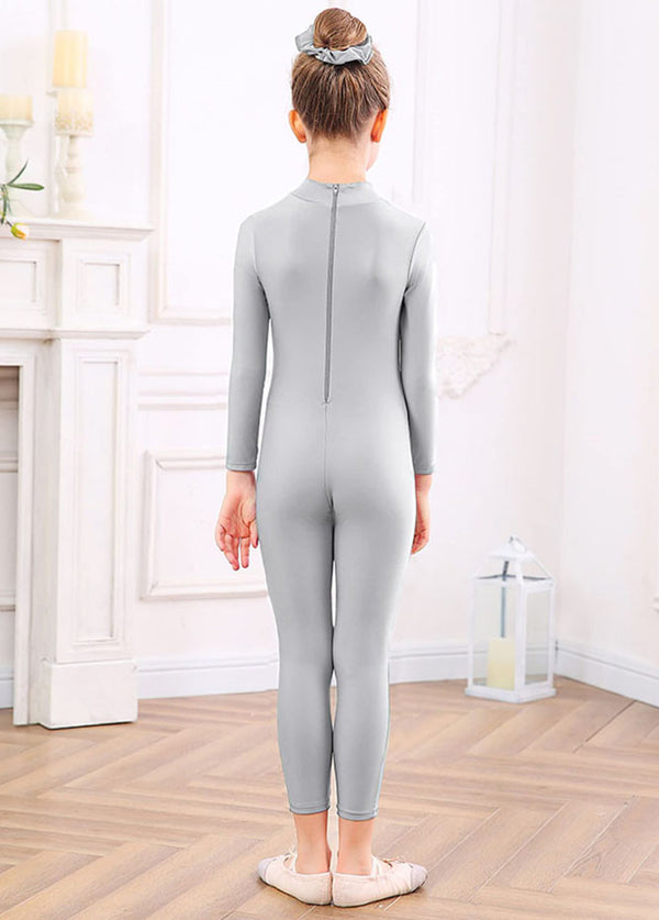 Girls Spandex Long Sleeve Full Body Unitard | Speerise
